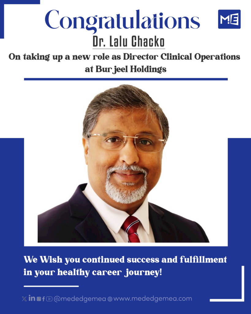 Congratulations! Dr Lalu Chacko for being appointed as Director of ...